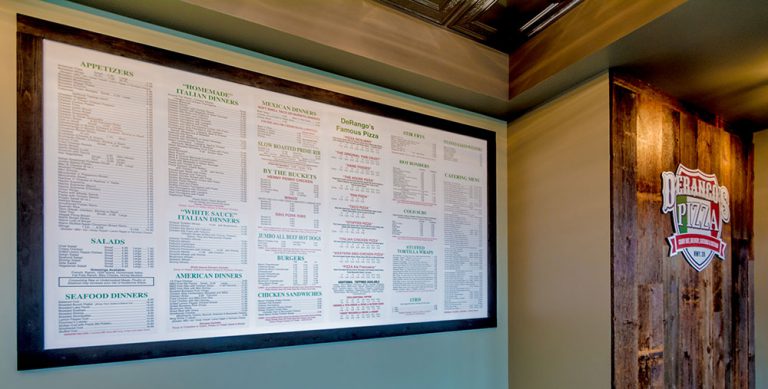 Full Menu - DeRango's Pizza Delivery - HWY. 20 Racine, WisconsinDeRango ...